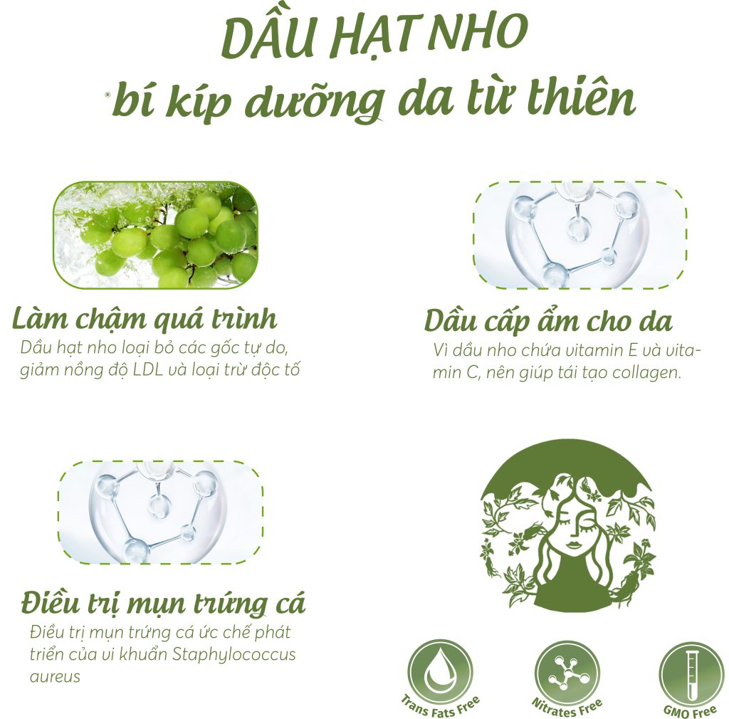 Dầu Tẩy trang Tinh chất Hạt nho và Trà xanh 150ml - GAU Official